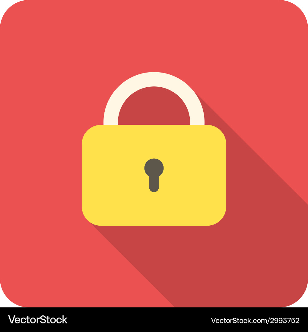 Lock close icon Royalty Free Vector Image - VectorStock