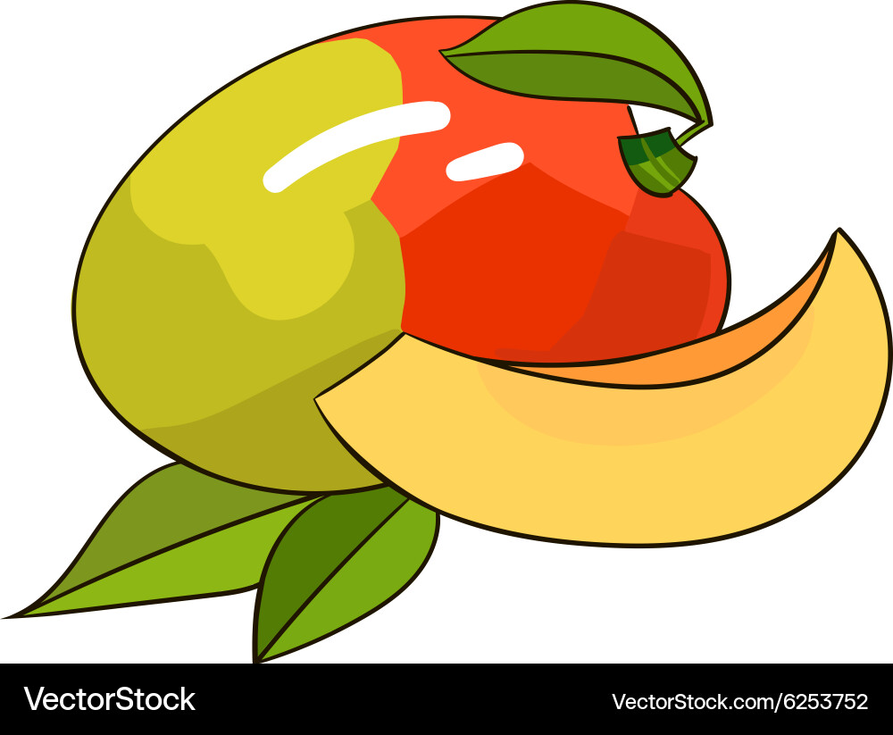 Mango fruit Royalty Free Vector Image - VectorStock