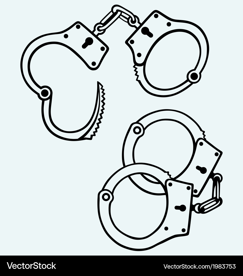 Handcuff Vector Images & Graphics for Commercial Use | VectorStock