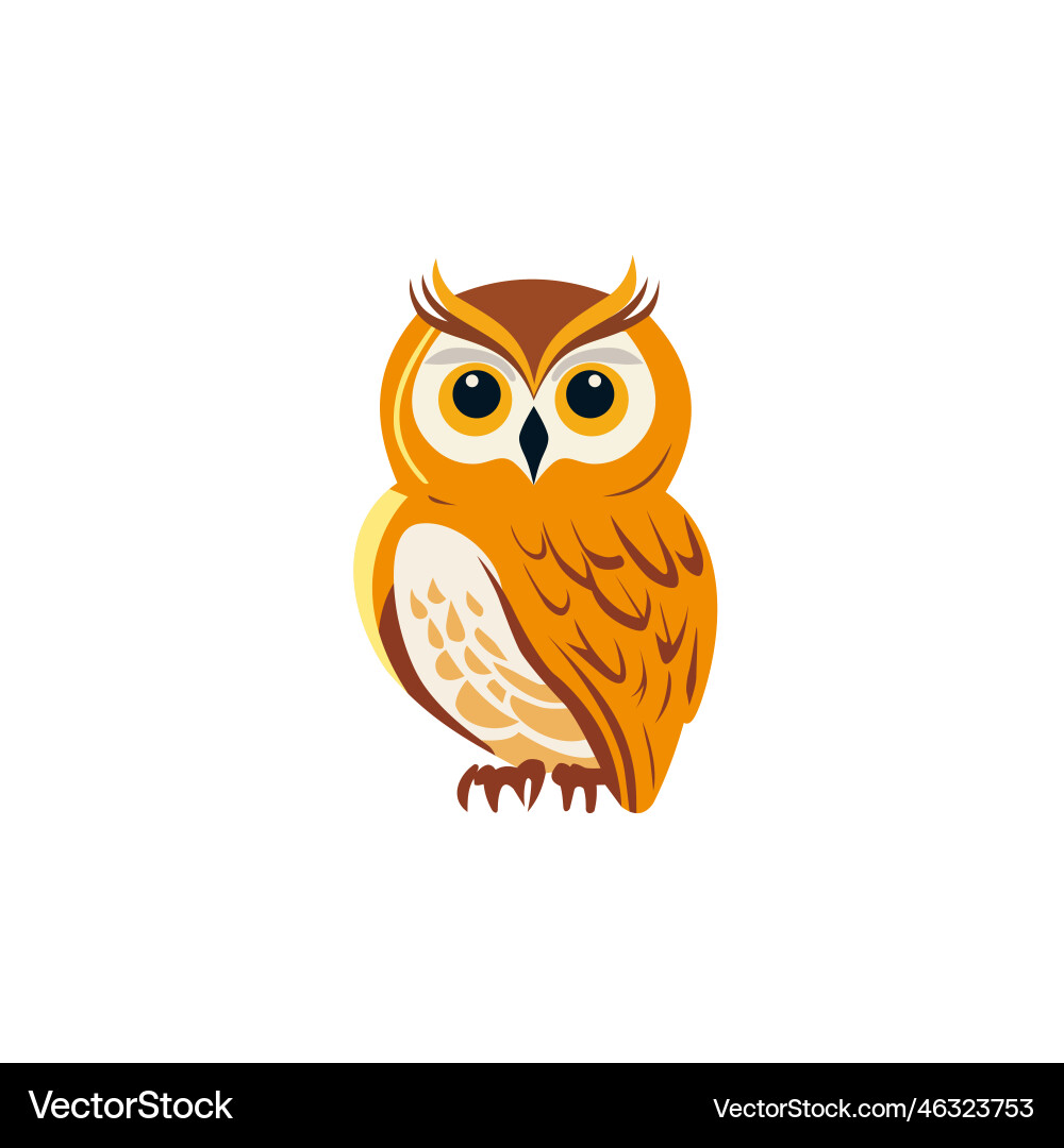 Owl animal Royalty Free Vector Image - VectorStock