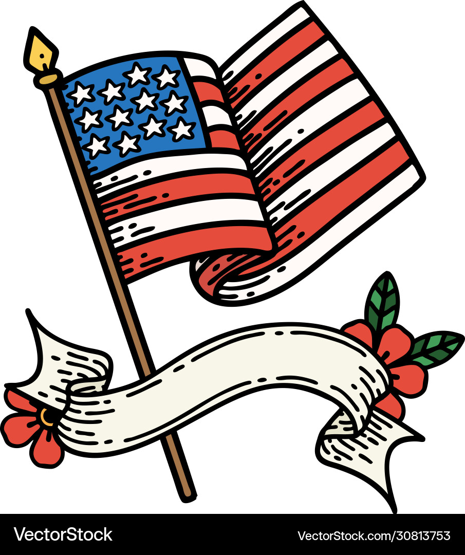 American Flag Tattoo Drawings