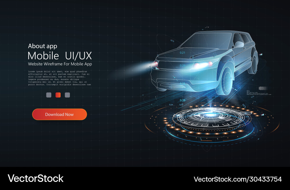 Car Wireframe Model Vector Images (over 1,400)