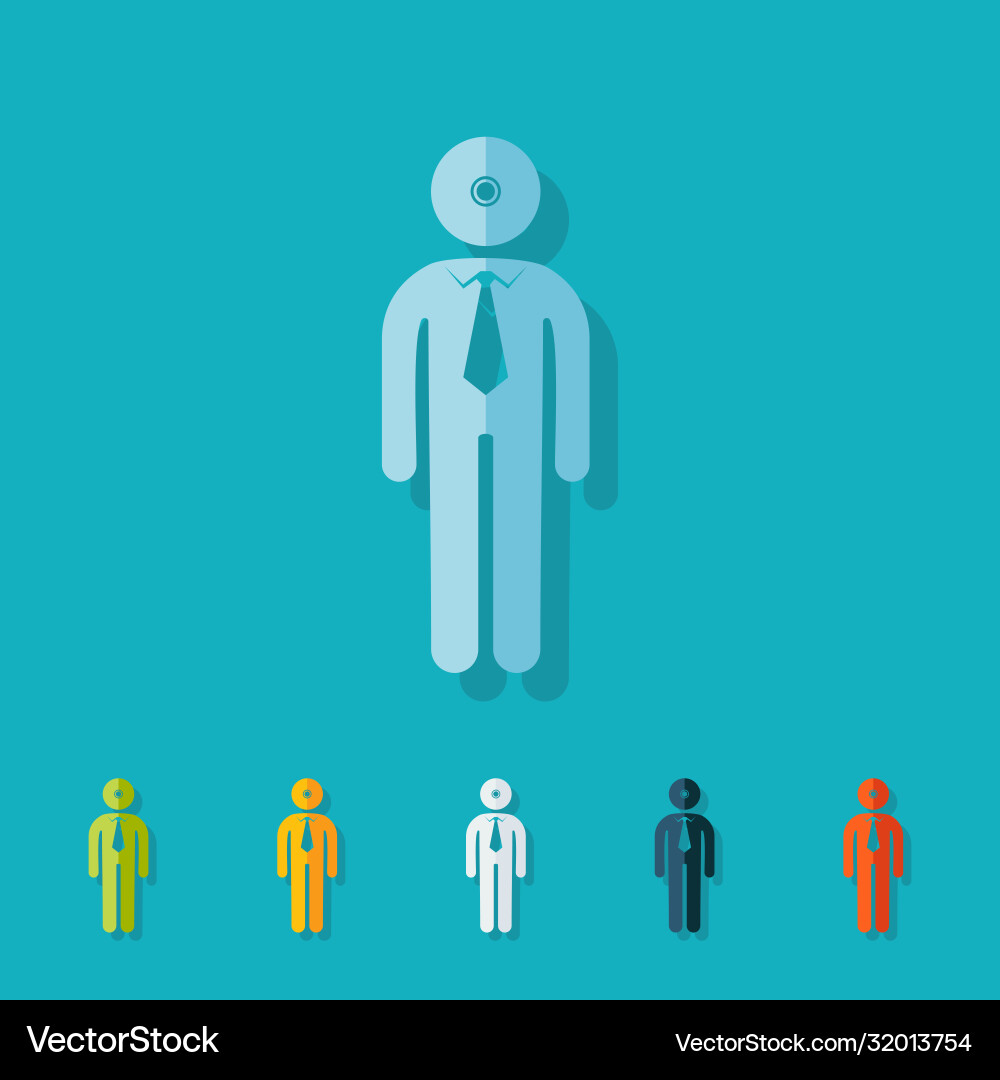 Stick figure a man Royalty Free Vector Image - VectorStock