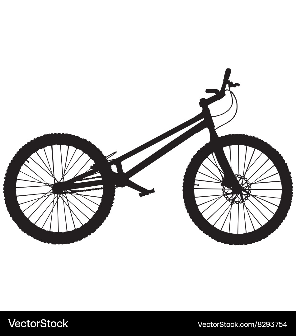 Trials mountain bike Royalty Free Vector Image