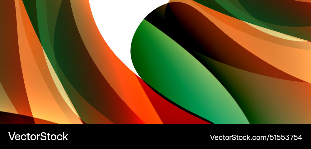 Wave lines and dynamic geometric design Royalty Free Vector