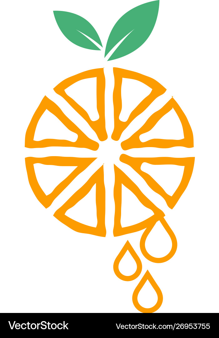 Orange Fruit Template