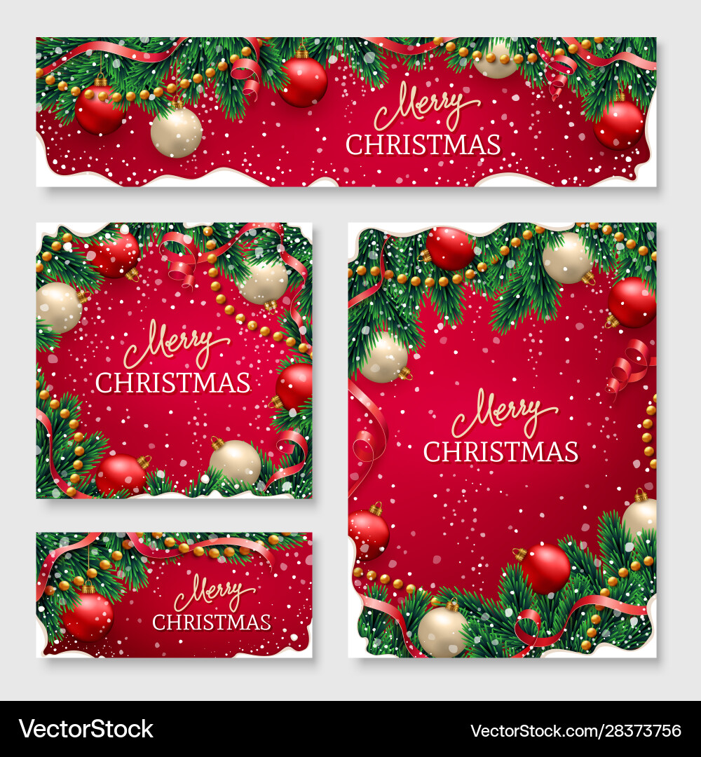 Christmas Header Banner Vector Images (over 8,700)