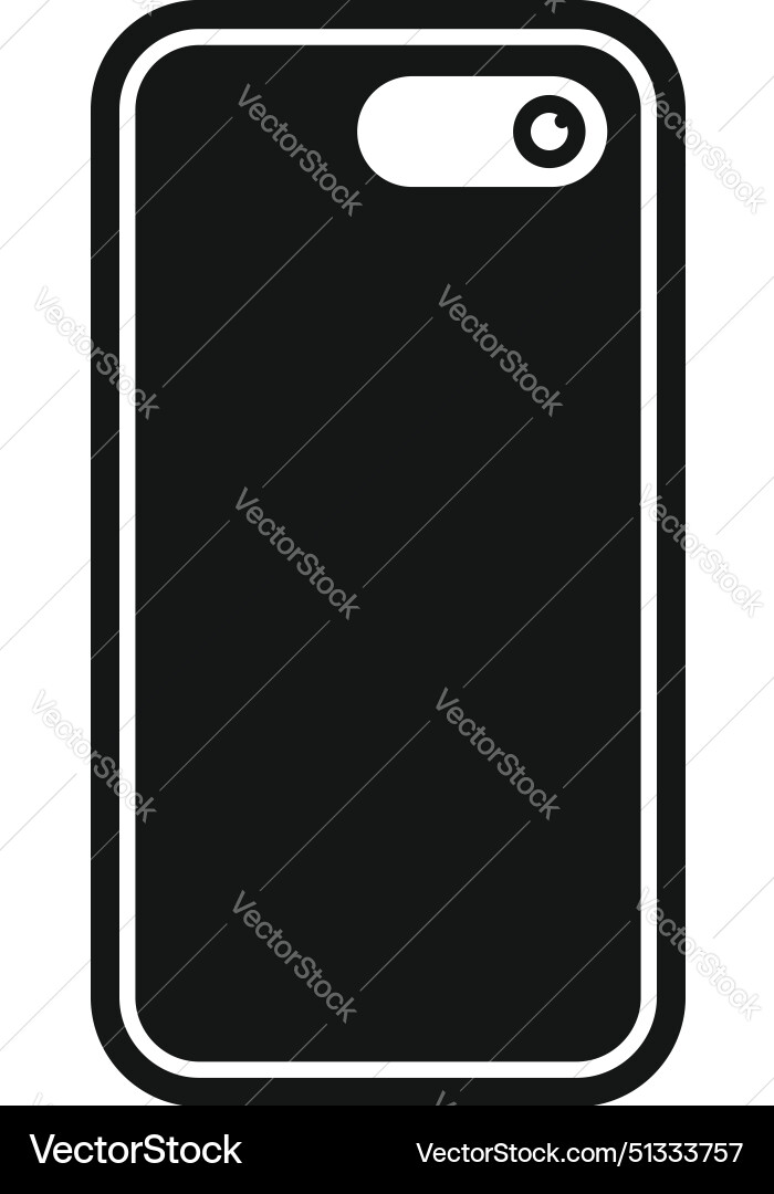 A plain smartphone case Royalty Free Vector Image
