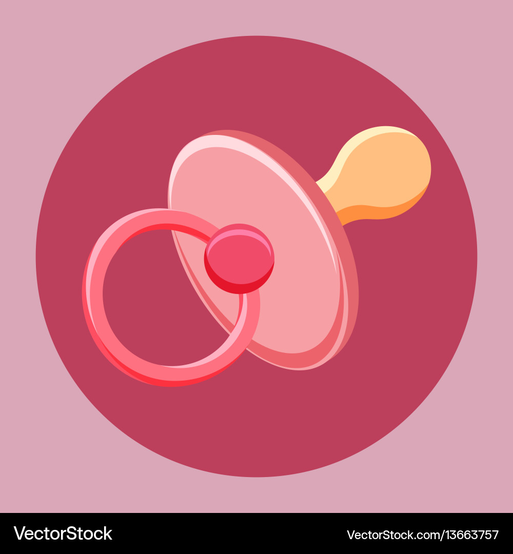 Baby Pacifier Icon Royalty Free Vector Image - VectorStock