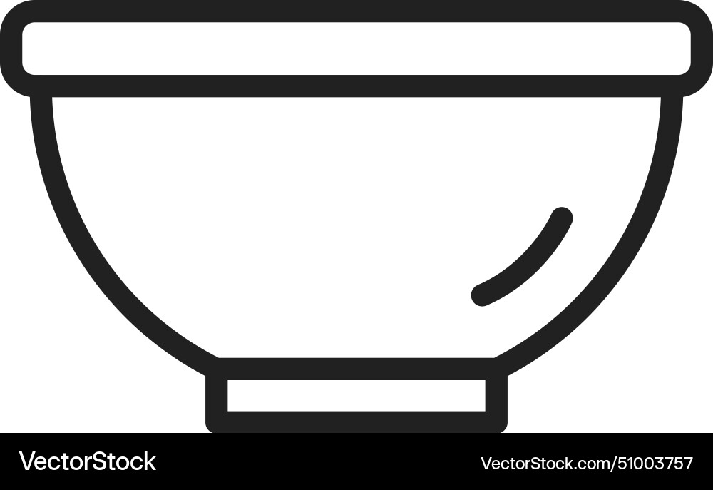 Bowl icon image Royalty Free Vector Image - VectorStock