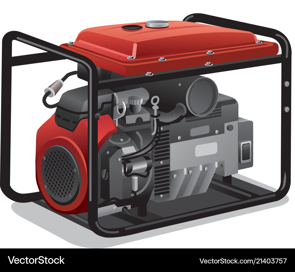 Immovable power generator Royalty Free Vector Image