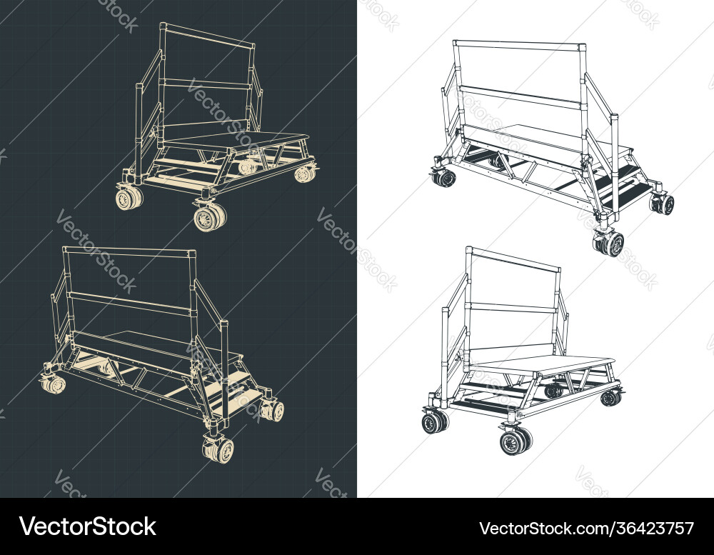 Movable platform Royalty Free Vector Image - VectorStock