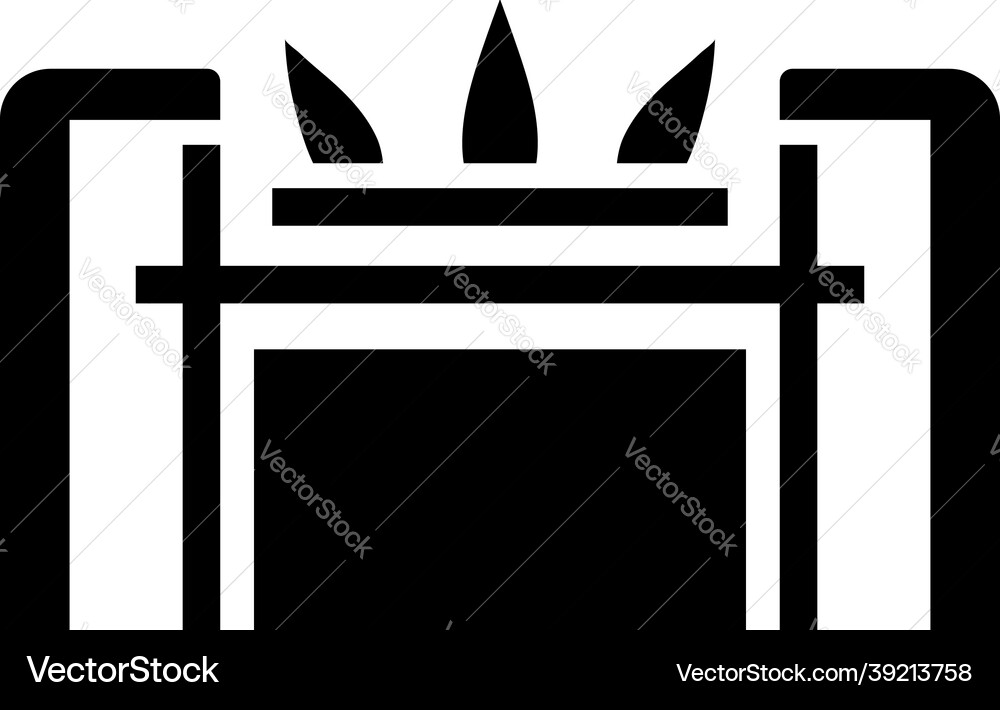 Gas burner icon Royalty Free Vector Image - VectorStock