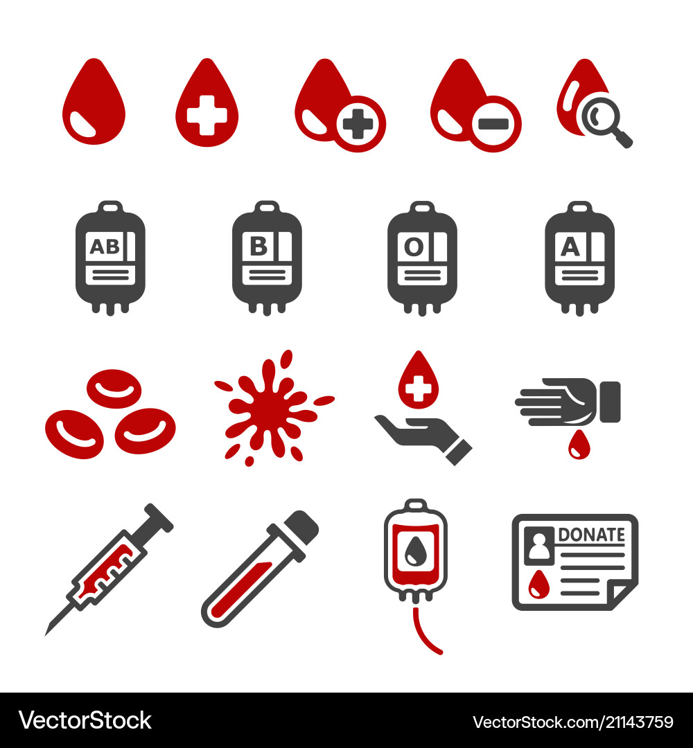 Blood icon Royalty Free Vector Image - VectorStock