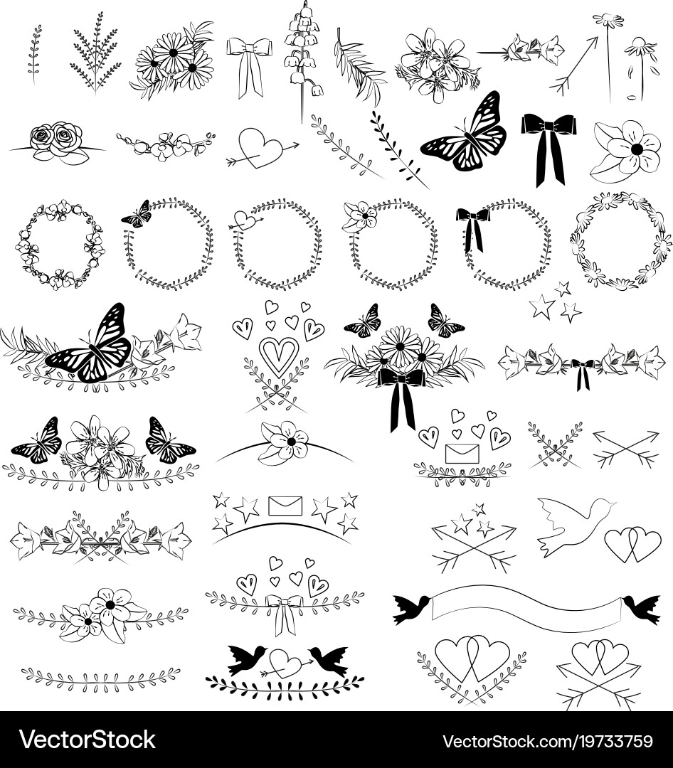 Hand Drawn Borders And Frames Hand Drawn Vintage Borders Frames Your