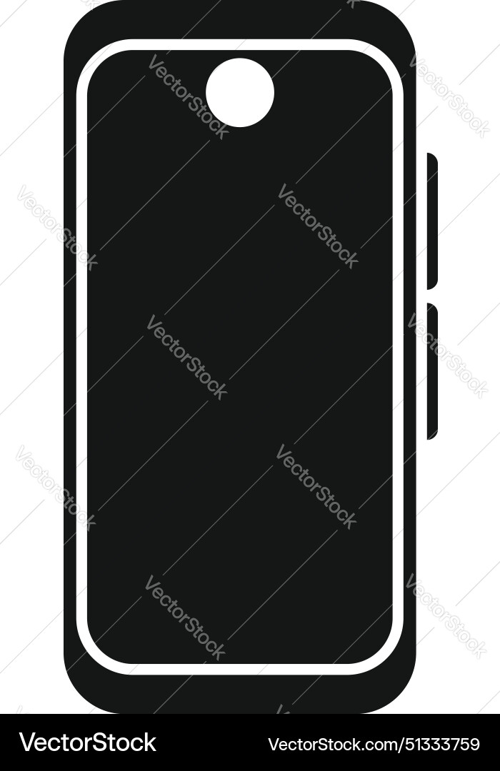 Simple black and white graphic of a modern Vector Image