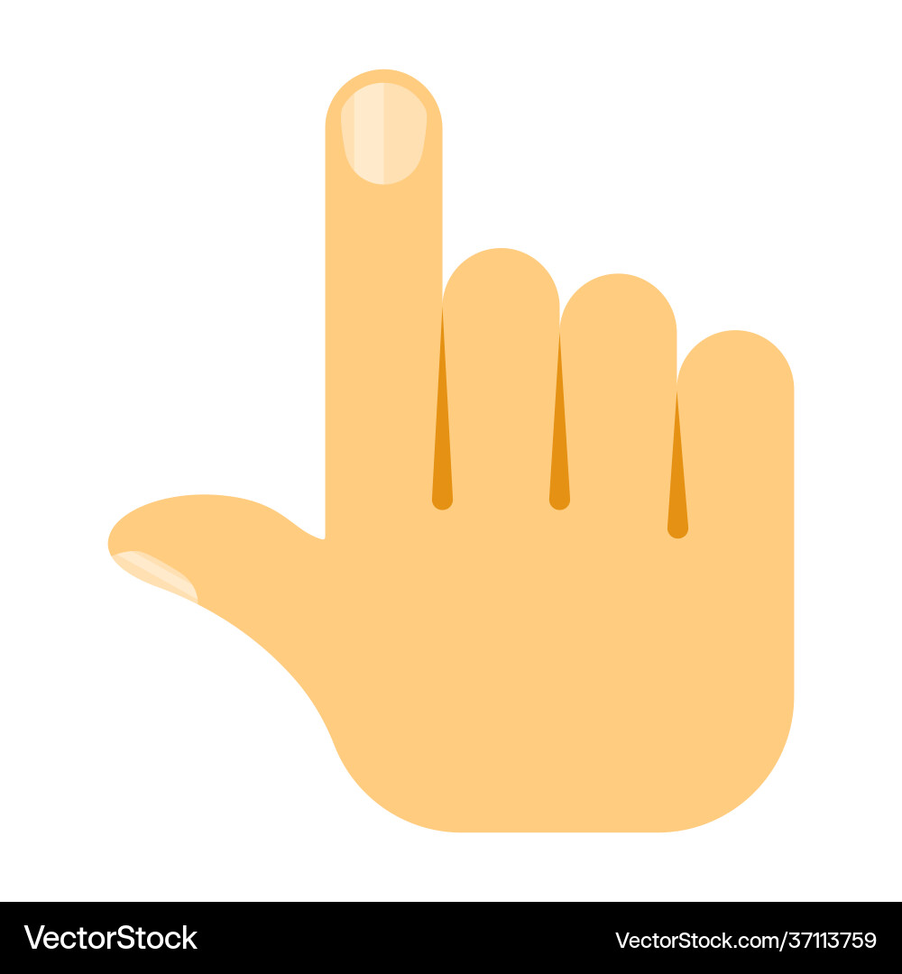 Touch icon concept hand Royalty Free Vector Image
