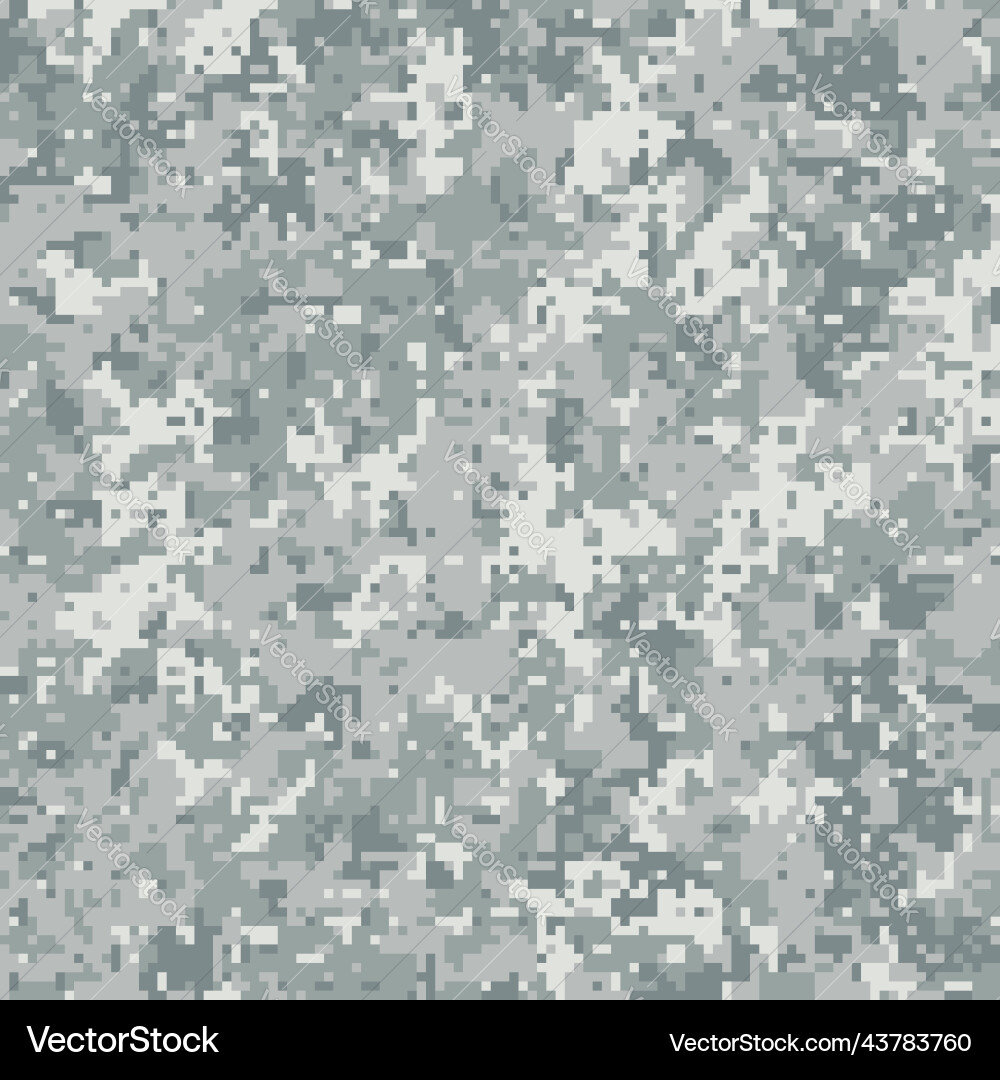 Pixel camouflage for a soldier army uniform Vector Image