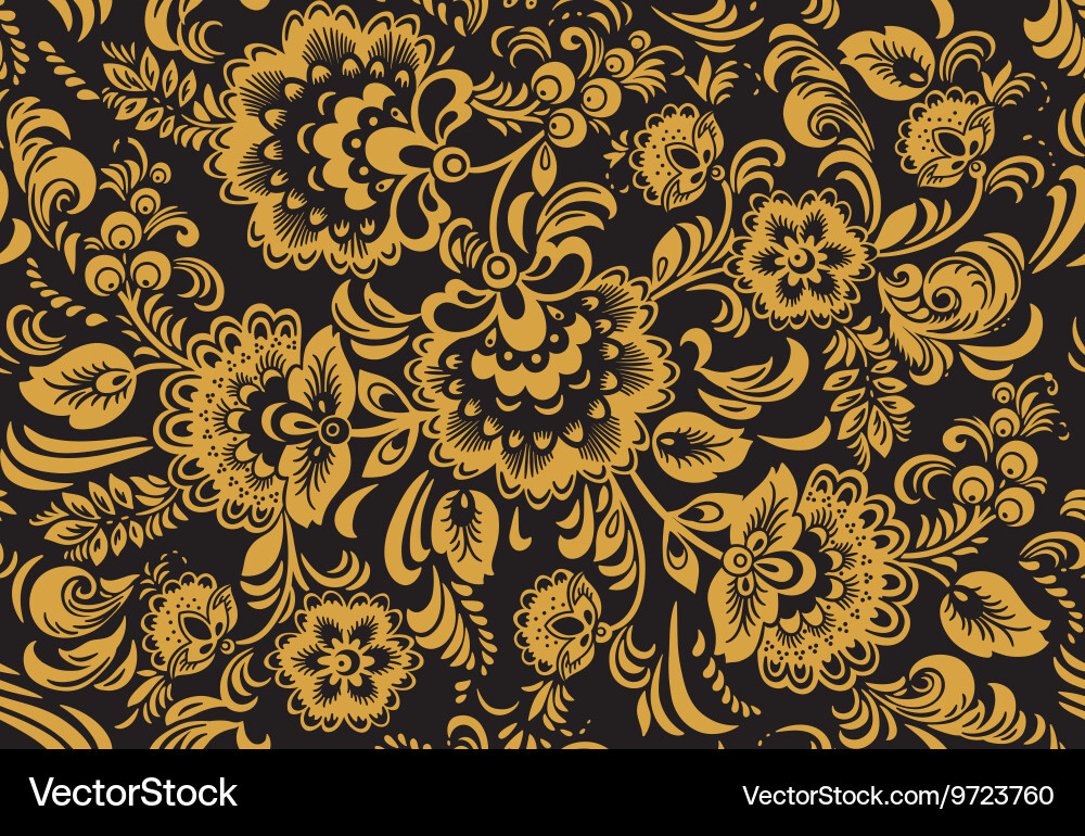 Seamless pattern in traditional russian Royalty Free Vector