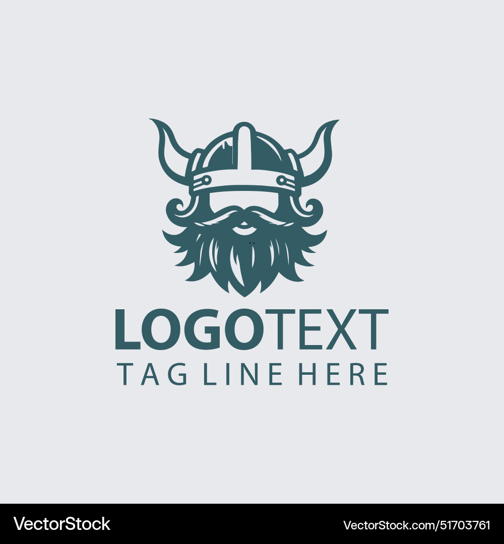 Viking warrior logo Royalty Free Vector Image - VectorStock