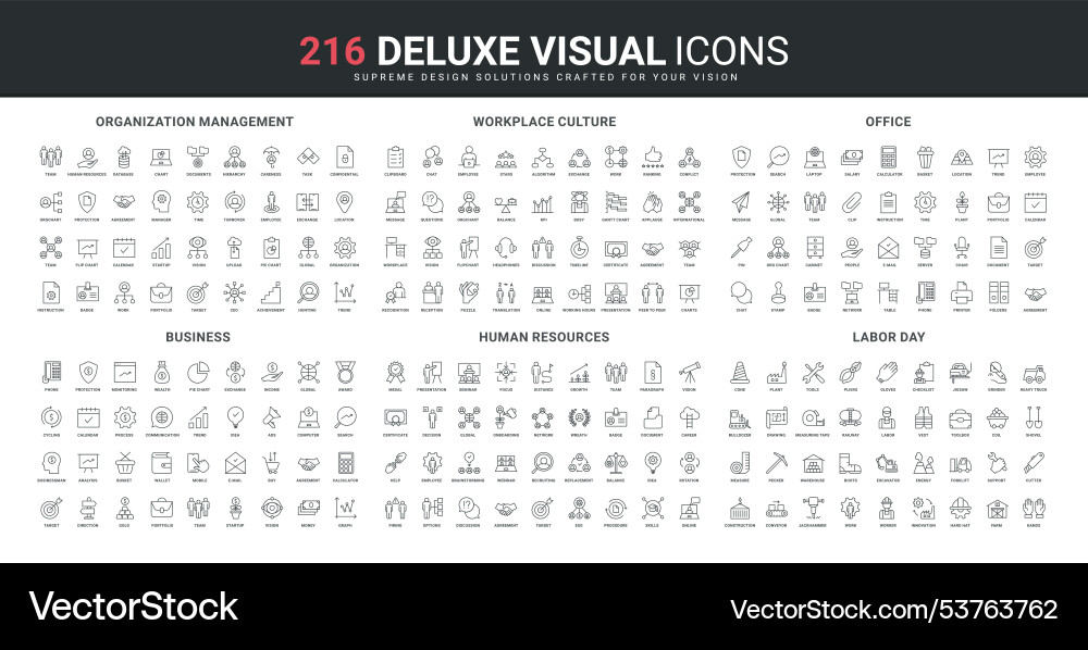 Business organization and management office Vector Image