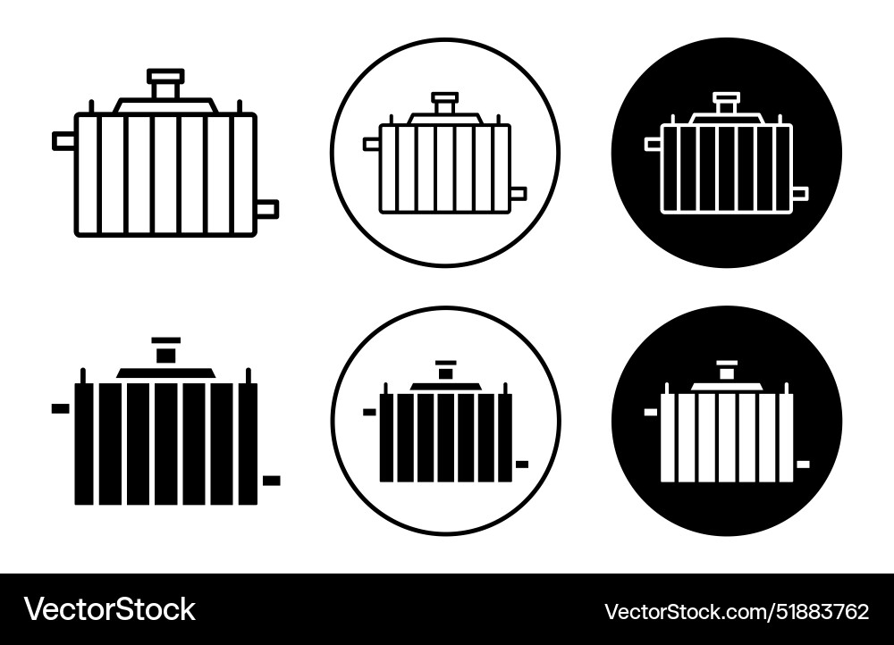 Car radiator icon Royalty Free Vector Image - VectorStock