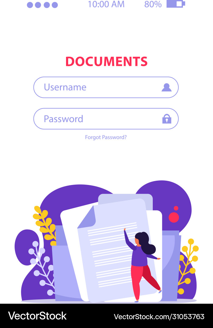 Employment service mobile background Royalty Free Vector