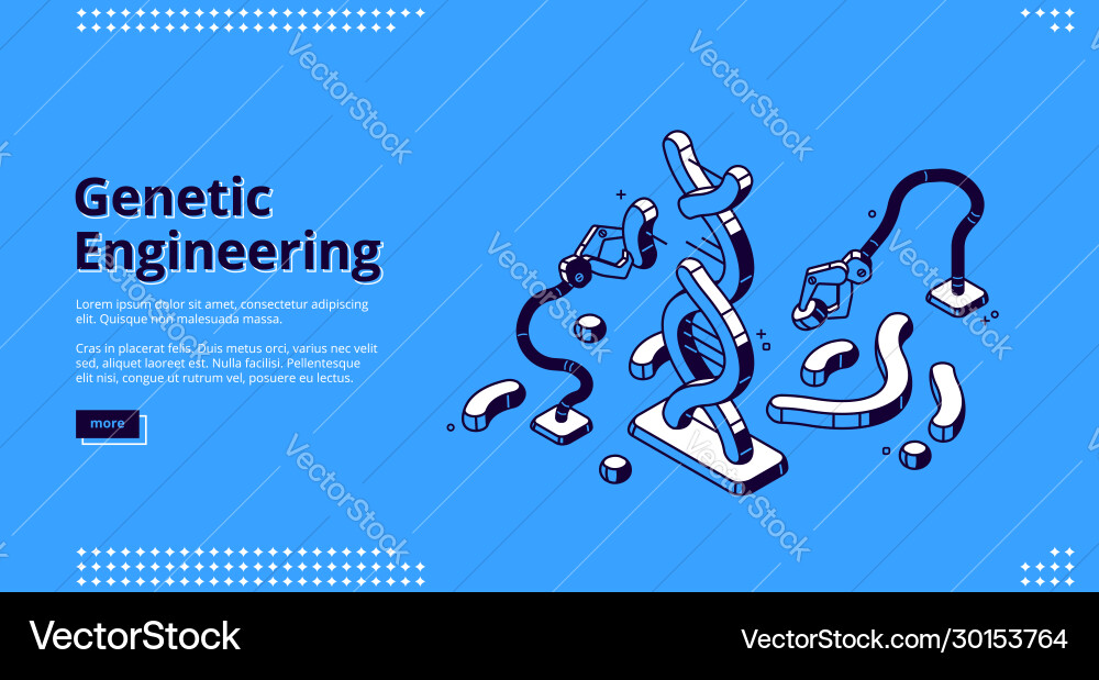 Generisches Engineering Landing Page dna Projektion