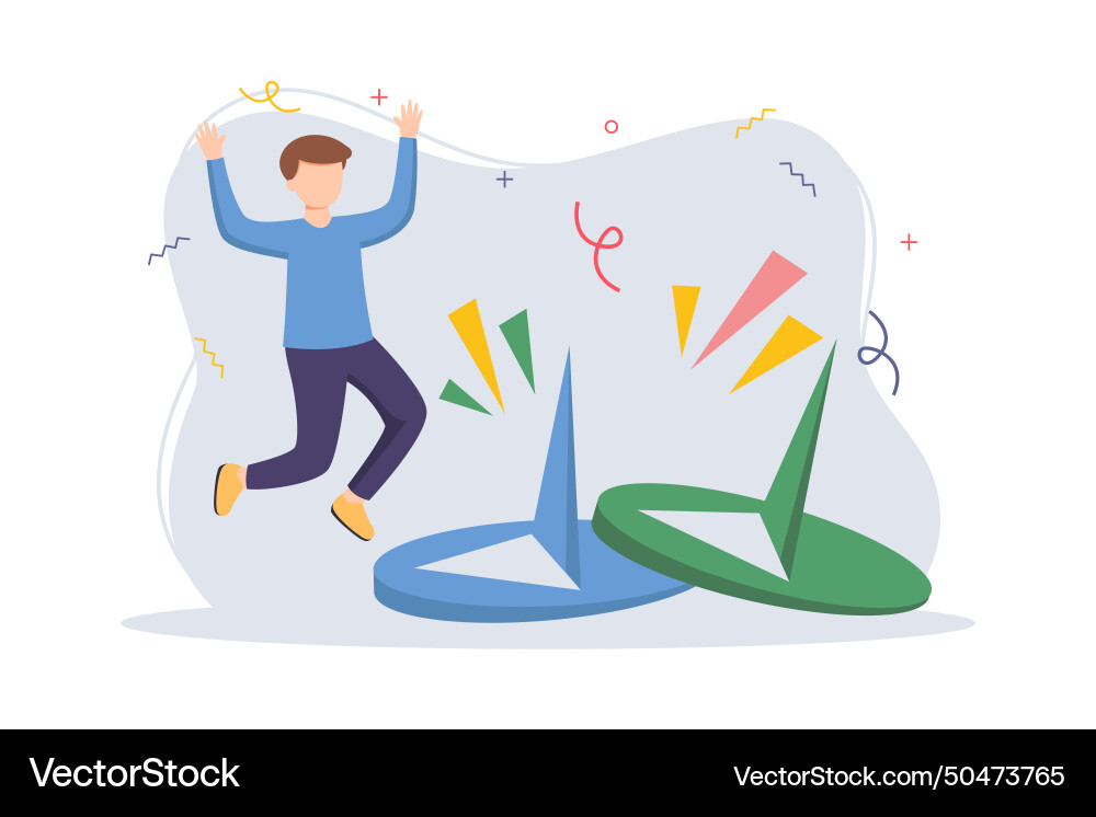 April fools flat Royalty Free Vector Image - VectorStock