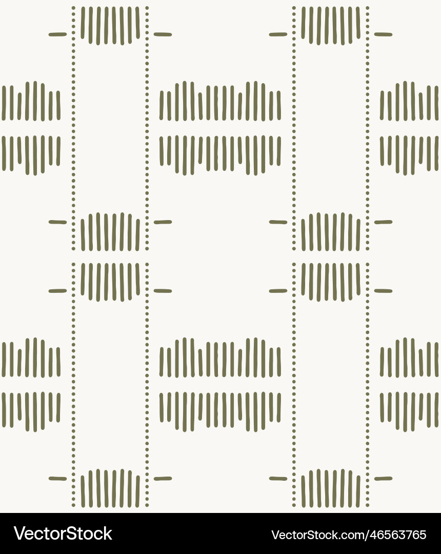 Bohemian lines boho dots background pattern Vector Image