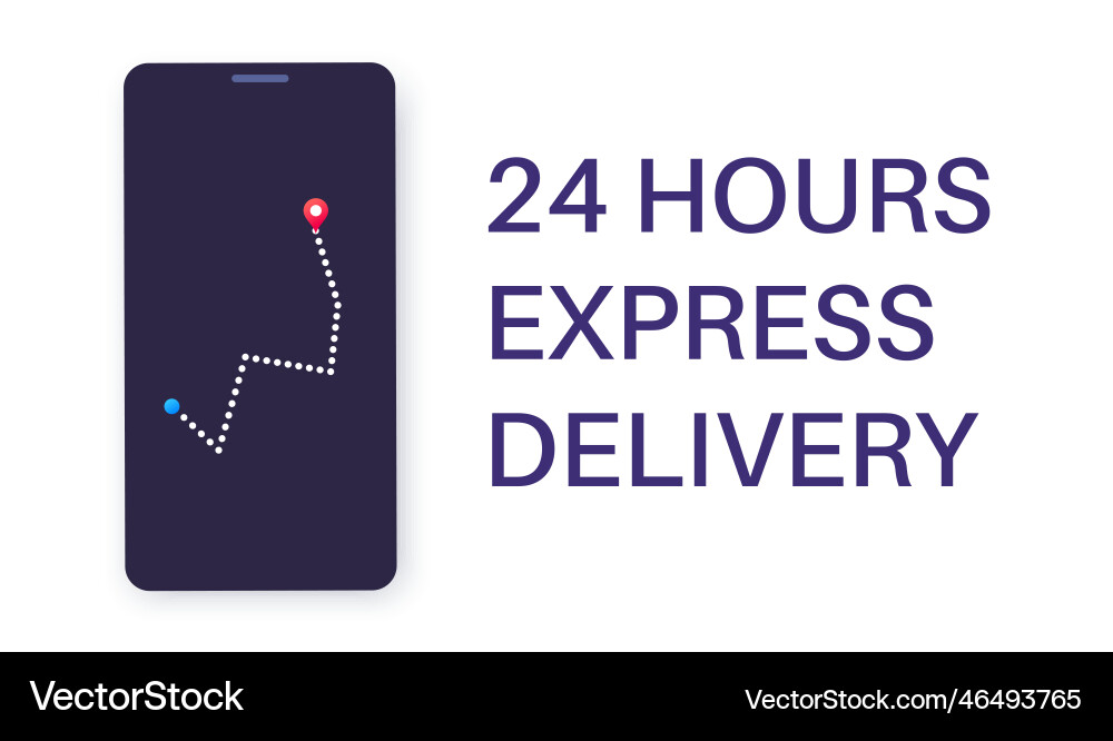 Fast delivery service Royalty Free Vector Image