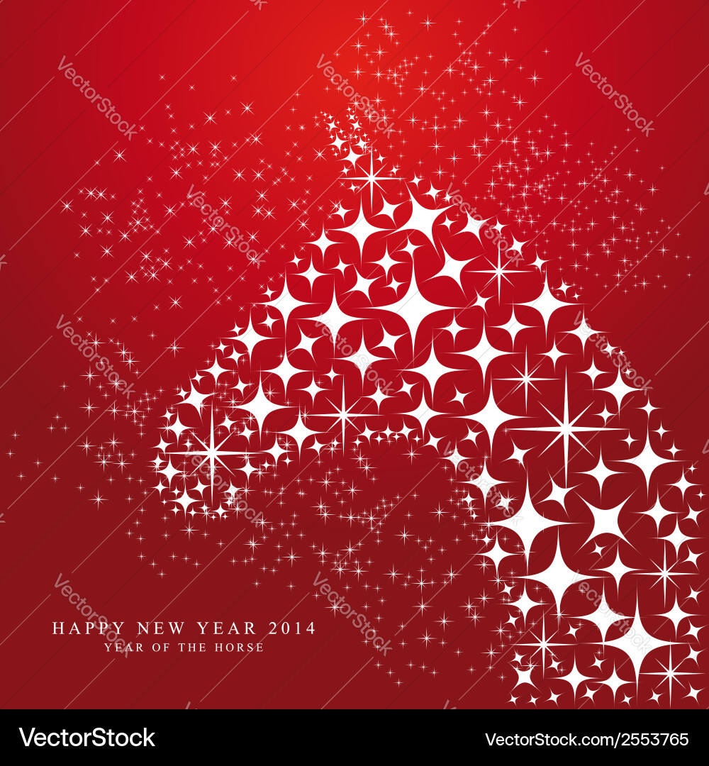 Star horse design Royalty Free Vector Image - VectorStock