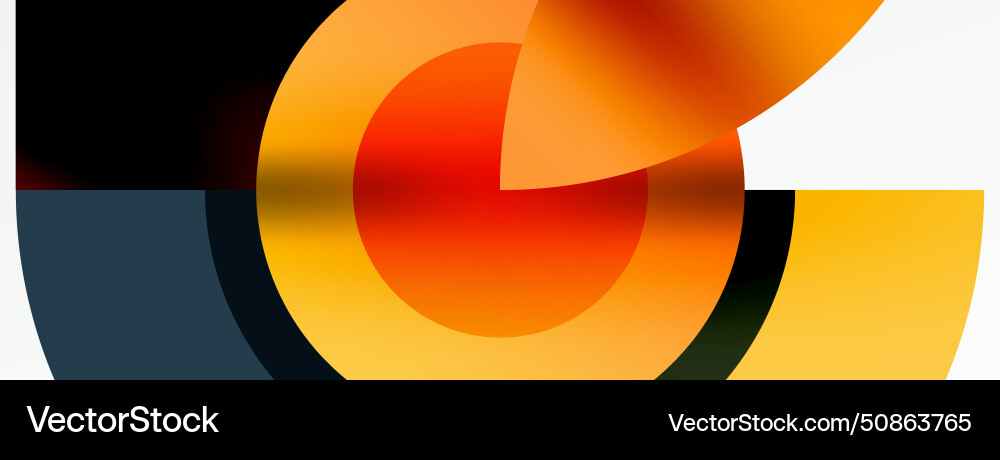 Trendy simple circle abstract background Vector Image