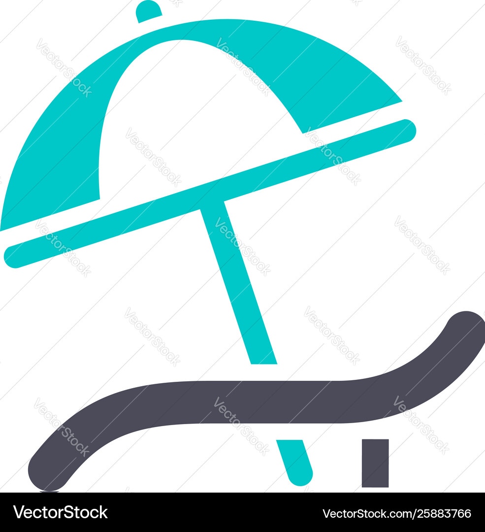 New gray turquoise icon on a white background Vector Image