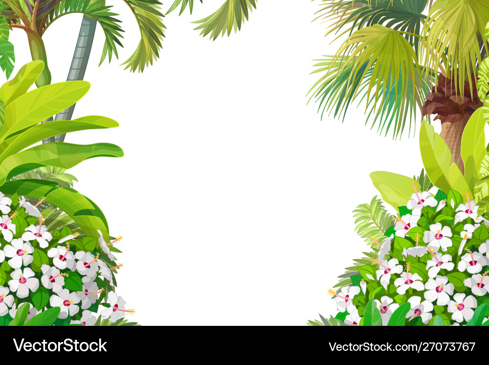 Cartoon sea border background Royalty Free Vector Image
