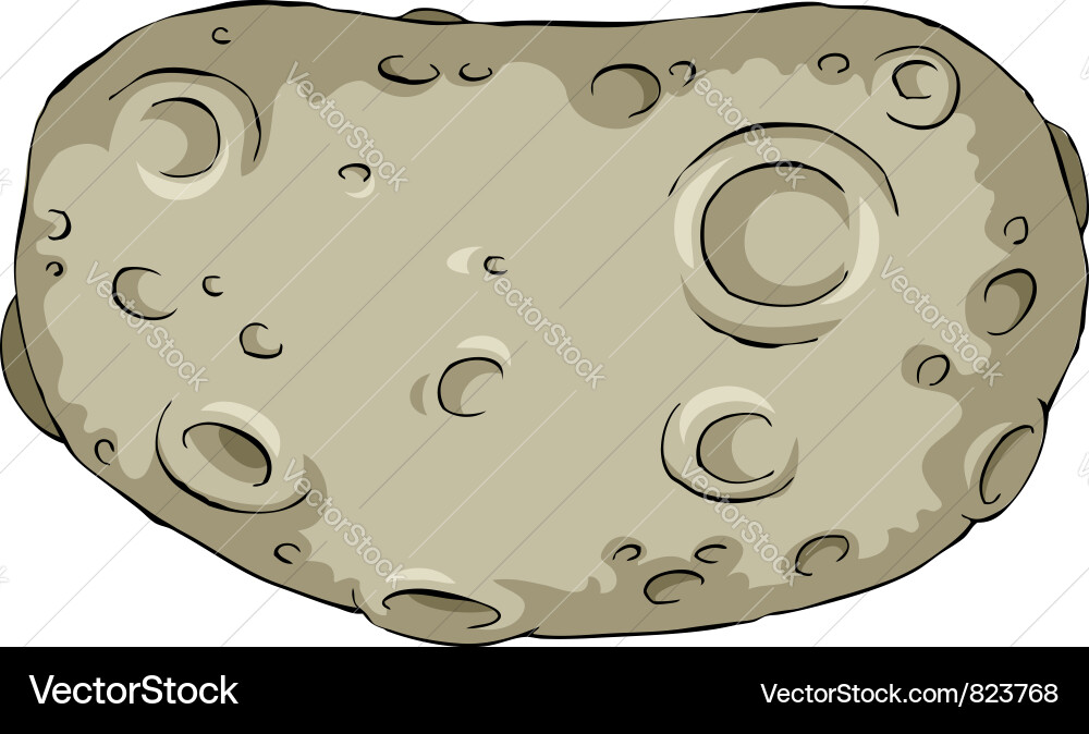 Asteroid Royalty Free Vector Image - VectorStock
