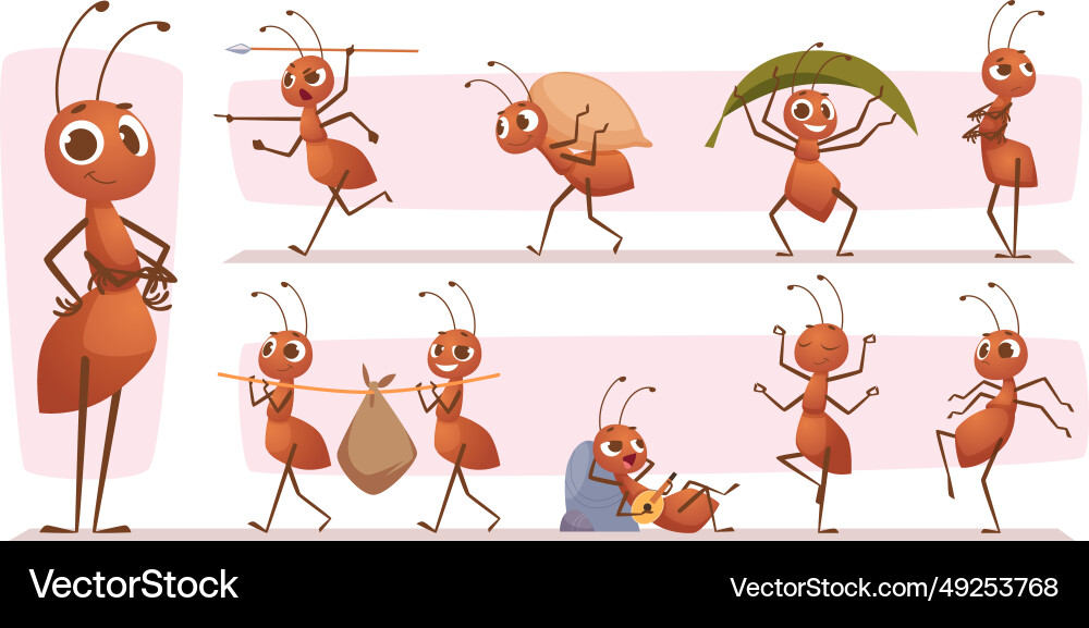 Ants Carrying Vector Images (over 330)