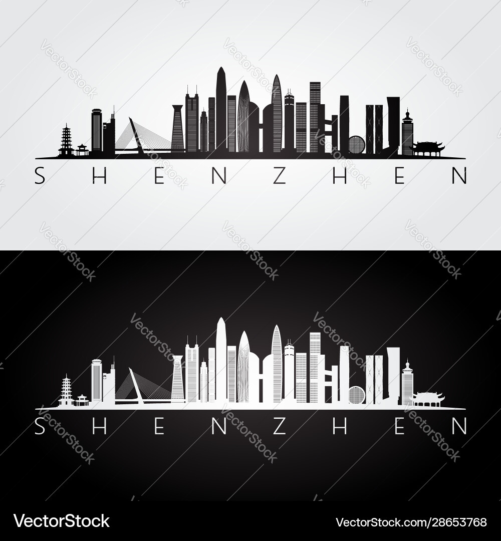 Shenzhen Skyline Vector Images (over 130)