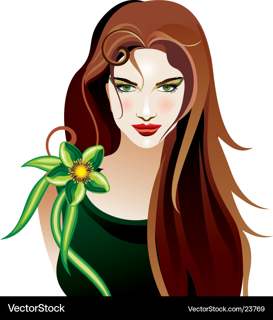 Beautiful girl Royalty Free Vector Image - VectorStock