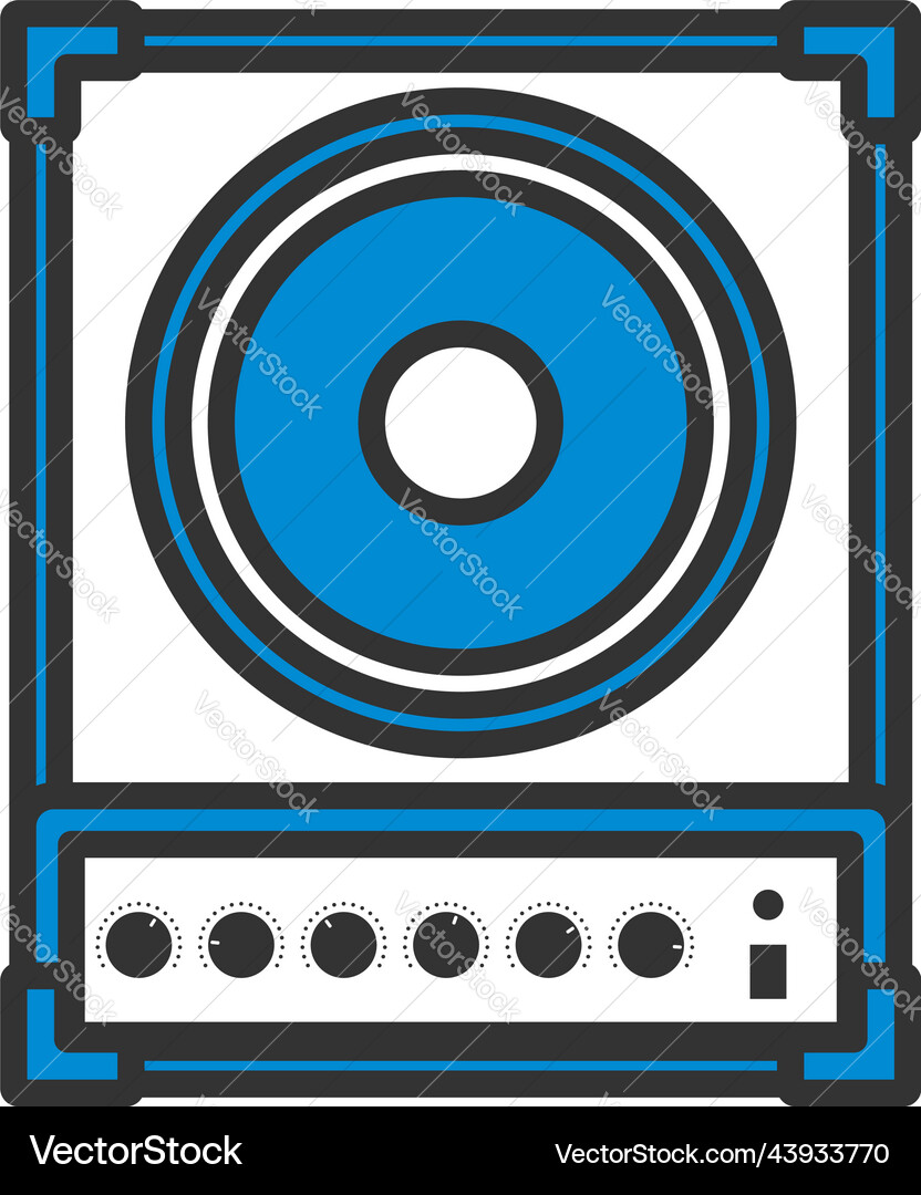 Audio monitor icon Royalty Free Vector Image - VectorStock