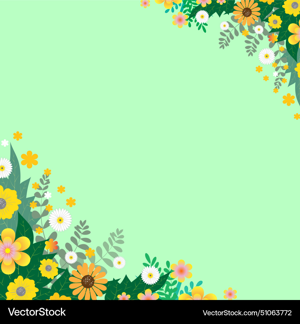 Flower background Royalty Free Vector Image - VectorStock