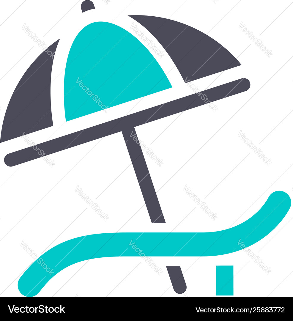 New gray turquoise icon on a white background Vector Image