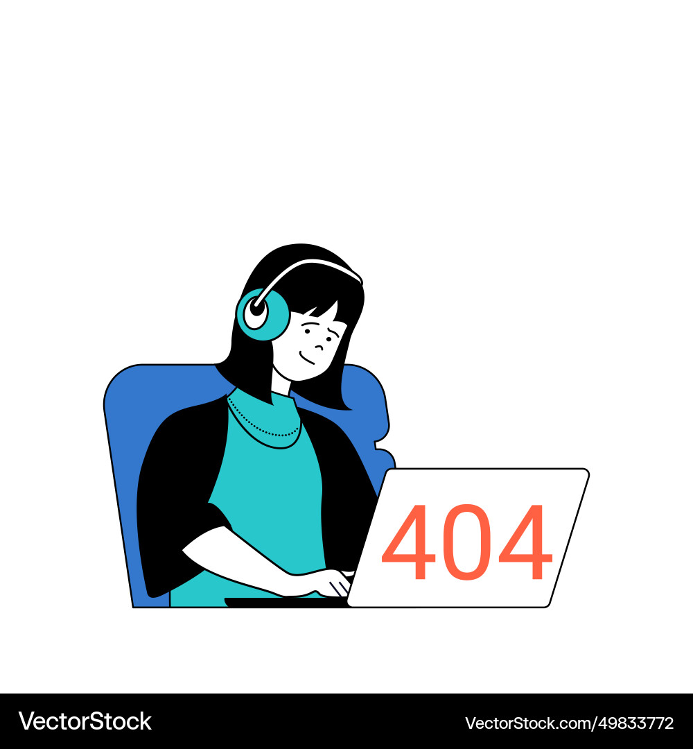 Programming concept with cartoon people in flat Vector Image