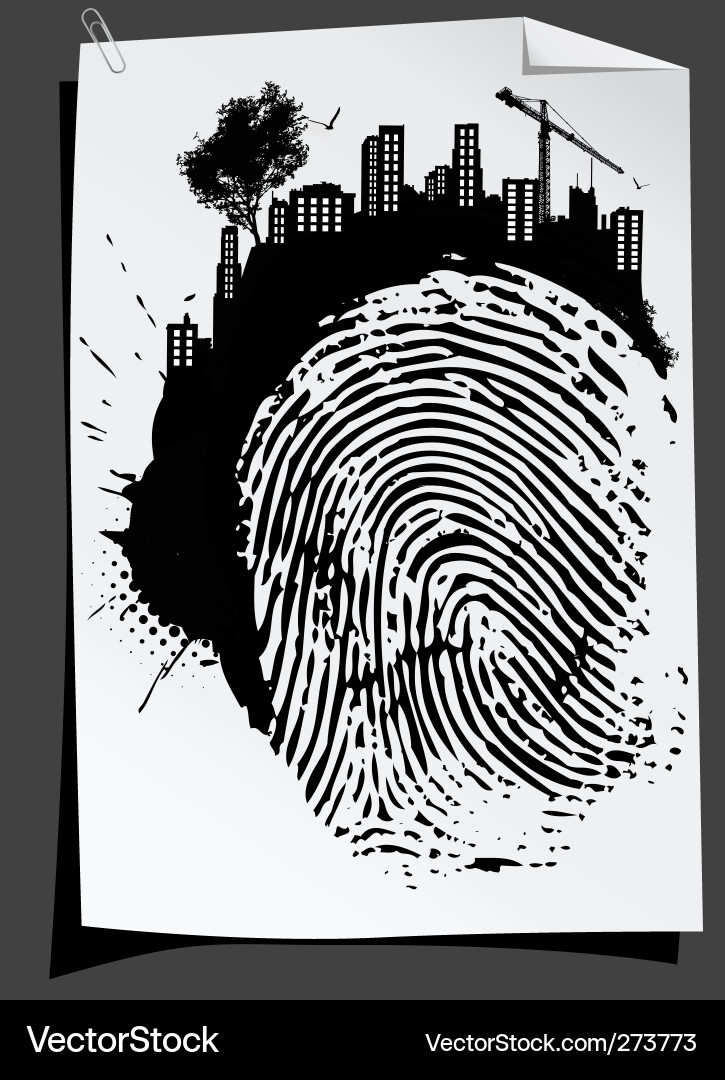 Finger mark Royalty Free Vector Image - VectorStock