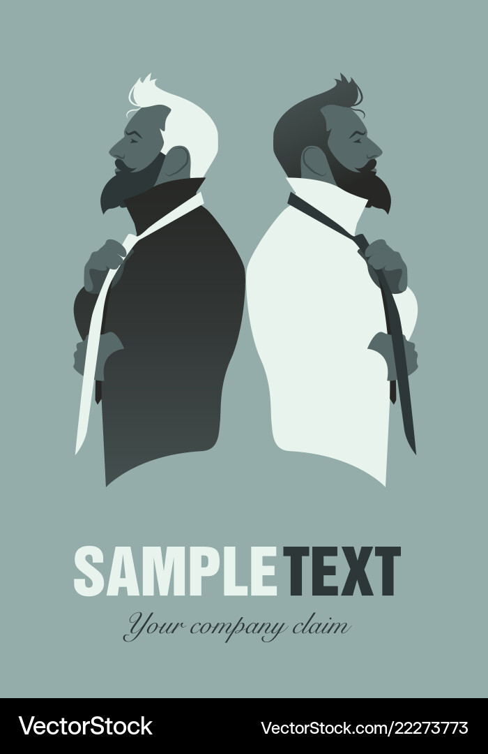 Only men Royalty Free Vector Image - VectorStock