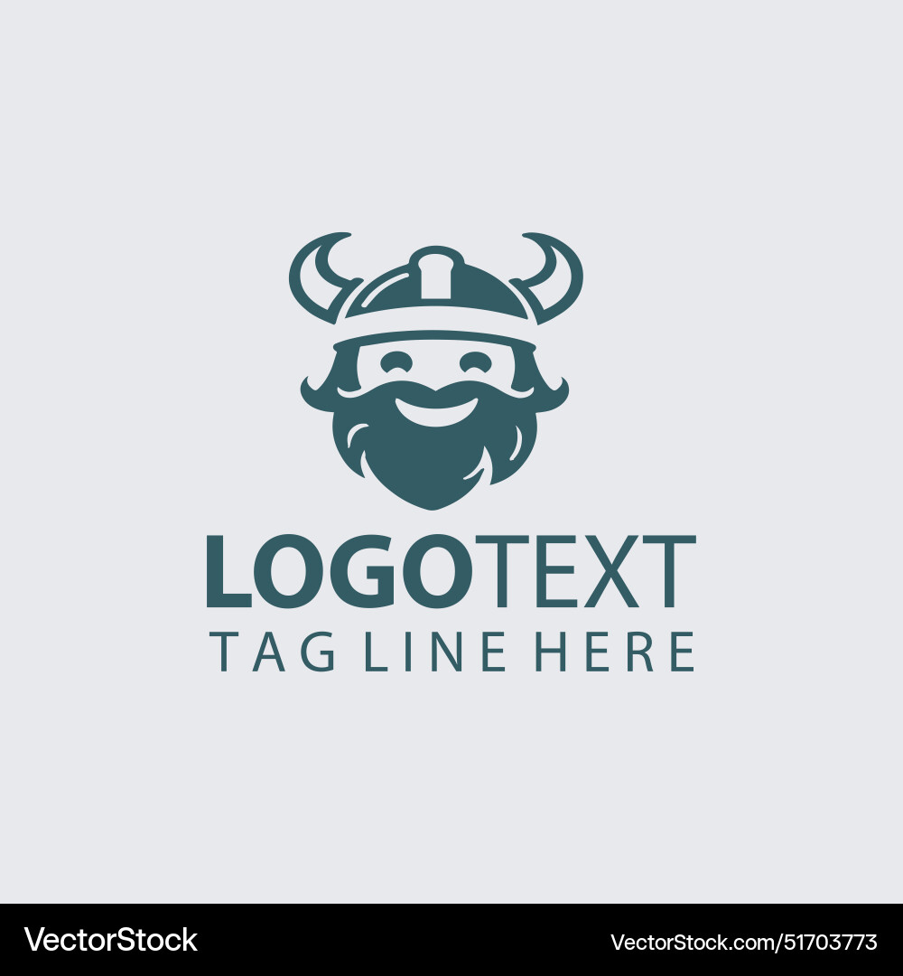 Viking warrior logo Royalty Free Vector Image - VectorStock