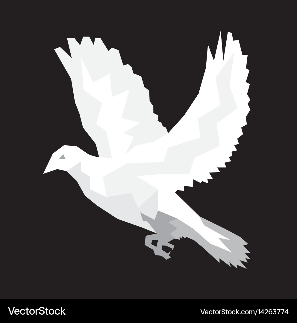 Dove holy spirit Royalty Free Vector Image - VectorStock