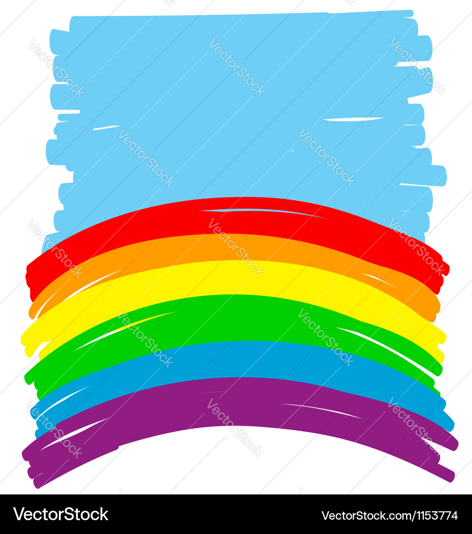 Rainbow background Royalty Free Vector Image - VectorStock