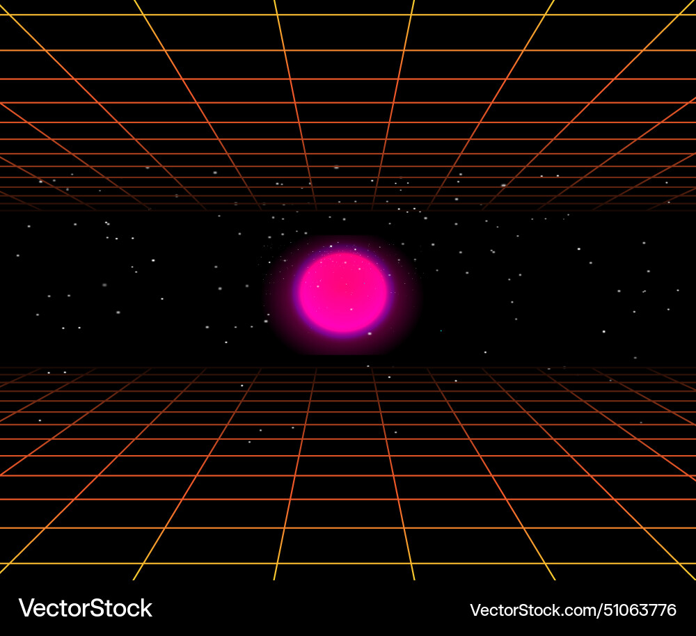 Grid landscape Royalty Free Vector Image - VectorStock