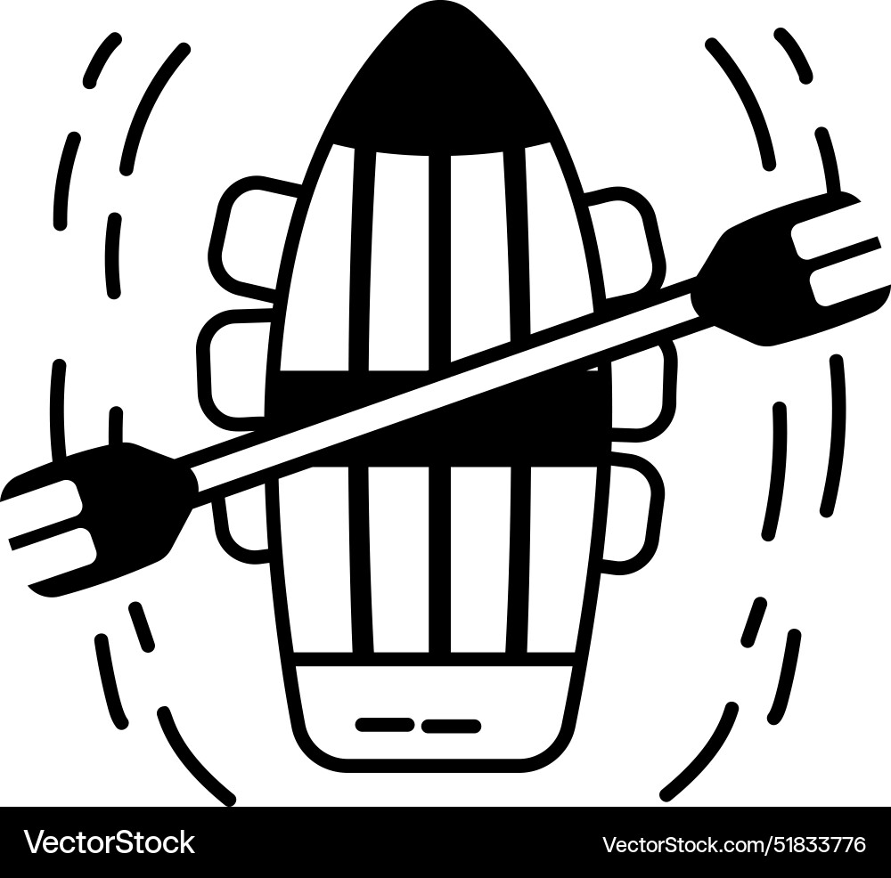 Paddle boat Royalty Free Vector Image - VectorStock